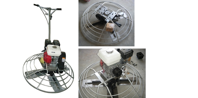 Hand Push 46 Inch Walk Behind Power Trowel Machine , 9HP Honda Engine