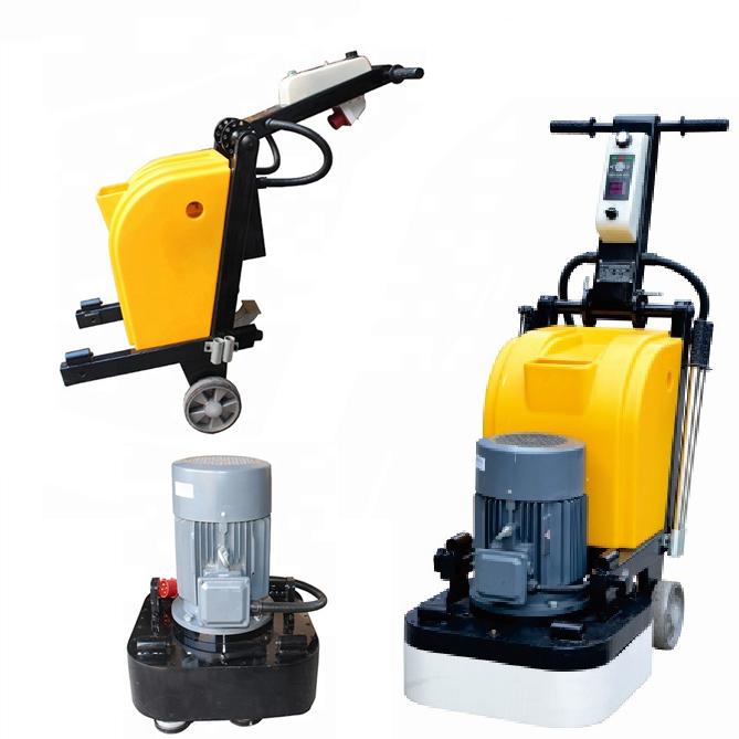 12 Heads Dustless Concrete Grinder With Vacuum Outlet
